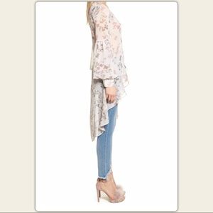 Leith | Tops | Lieth High Low Ruffle Top | Poshmark